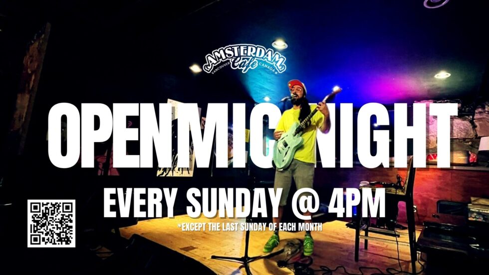NOV 2 - Open Mic Night - New Amsterdam Cafe